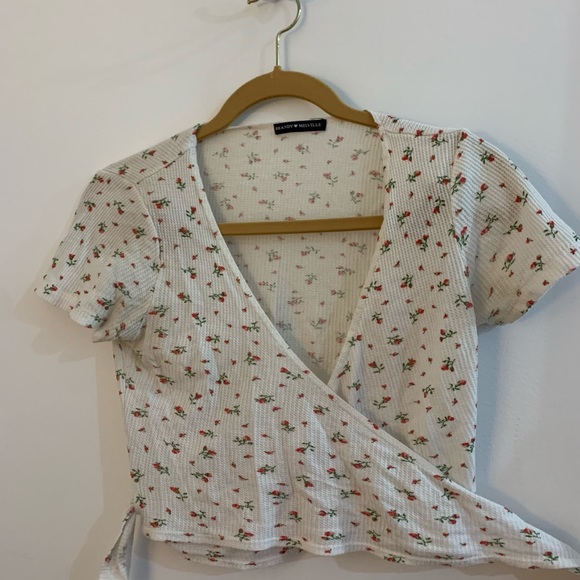 Brandy Melville | Tops | Brandy Melville Wrap Top | Poshmark